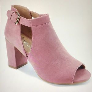 Mixx Shuz | Shoes | Mixx Shuz Shonna Open Toe Bootie | Poshmark